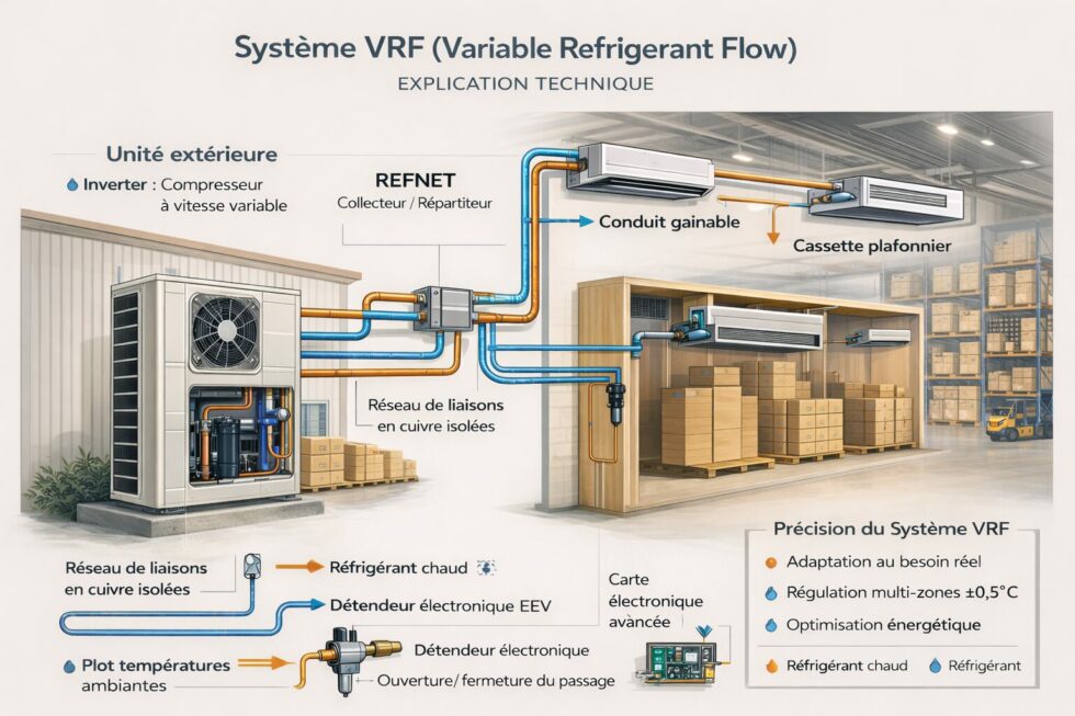 Système VRV & DRV Professionnel | Installation, Prix & Avantages